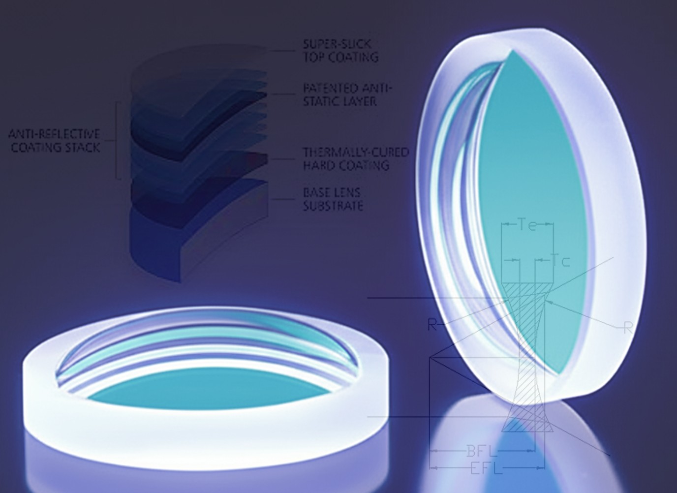 DIA25.4mm BK7 BI-CONCAVE LENSES DAR@400-700nm – SINGAPORE OPTICS ...